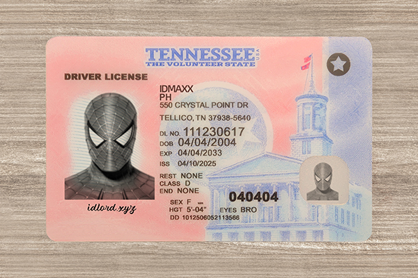 Tennessee ID (Latest Version) – fkidpro